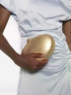Cult Gaia Eviana Clutch Bag - Gold