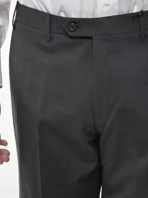 Corneliani Virgin Wool Trousers With Belt Loops