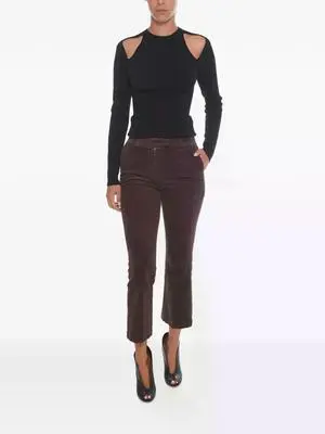 QL2 QUELLEDUE Corduroy Cropped Trousers