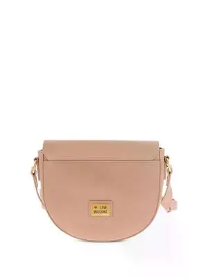 Moschino Heart-clasp Satchel Bag - Neutrals