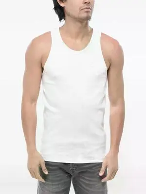 DIESEL® Ribbed Tank Top - White