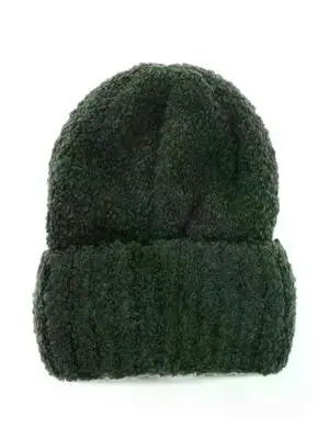 POLAR SKATE CO Embroidered Logo Bouclé Beanie Hat