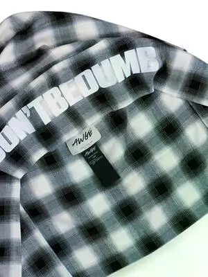 AWGE Check-print Graphic Durag