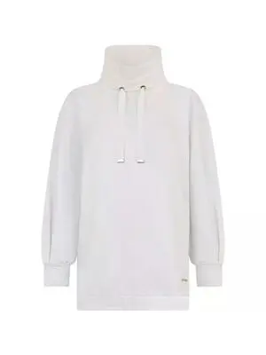 MOORER Drawstring High-neck Sweater