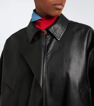 Loewe Leather Blouson Jacket