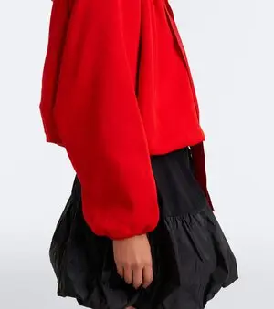 PATOU Cotton Zip-up Hoodie With Drawstring Hood