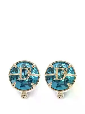 Dsquared2 Logo-detail Clip-on Earrings - Gold