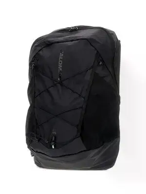 SALOMON Xt 25 Backpack With Logo Print And Mesh Panels - Black