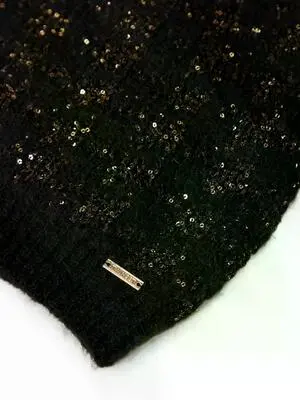 TWINSET Jacquard Knit Beanie Hat