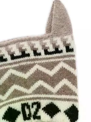Dsquared2 Intarsia Knit Shoulder Bag