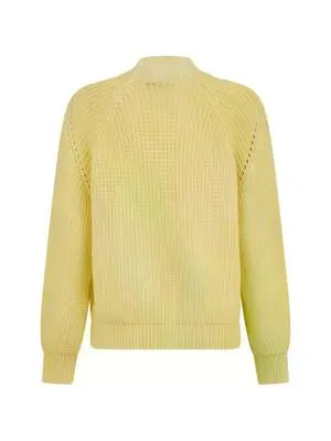 MOORER Delilah Pointelle-knit Sweater