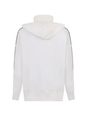 MOORER Contrast-panel Zip-up Hoodie