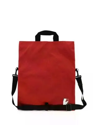 Neil Barrett Logo-patch Detachable-strap Shoulder Bag - Red