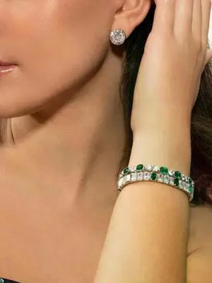 FANTASIA BY DESERIO Round Stud Earrings
