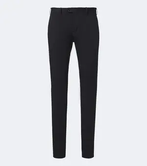 LARDINI Cotton-blend Slim Pants