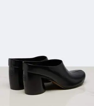 Loewe Oval Leather Mules