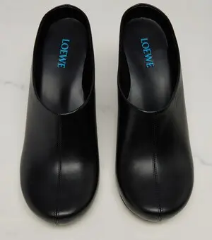 Loewe Oval Leather Mules