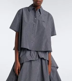 Loewe Checked Cotton-blend Shirt