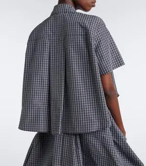Loewe Checked Cotton-blend Shirt