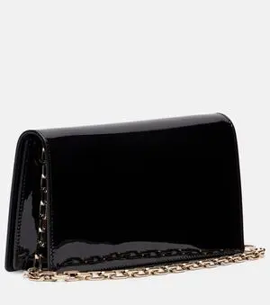 CHRISTIAN LOUBOUTIN Bettina Small Patent Leather Clutch