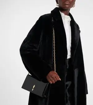 CHRISTIAN LOUBOUTIN Bettina Small Patent Leather Clutch