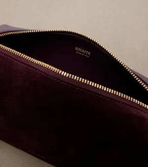 Khaite Kye Mini Suede Crossbody Bag