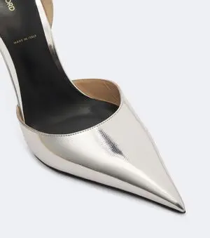 TOM FORD Metallic Leather Pumps