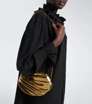 Chloé Pliss� Mini Copper And Brass Shoulder Bag