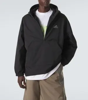 Balenciaga Technical Half-zip Hooded Sweatshirt