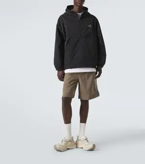 Balenciaga Technical Half-zip Hooded Sweatshirt