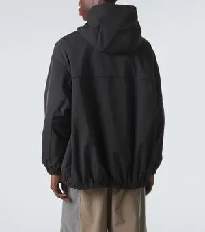 Balenciaga Technical Half-zip Hooded Sweatshirt
