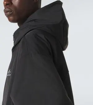 Balenciaga Technical Half-zip Hooded Sweatshirt
