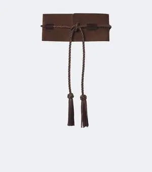 DEHANCHE Sedona Suede Corset Belt - Brown