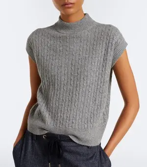 Eleventy Cashmere Sweater Vest - Grey