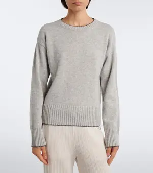 Eleventy Cashmere Cable Knit Vest - Grey