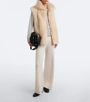 Eleventy Cashmere Cable Knit Vest - Grey