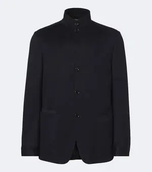 Zegna Il Conte Cashmere Jacket - Blue