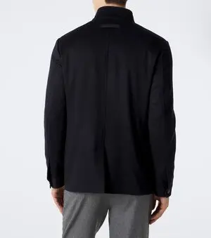 Zegna Il Conte Cashmere Jacket Navy - Blue
