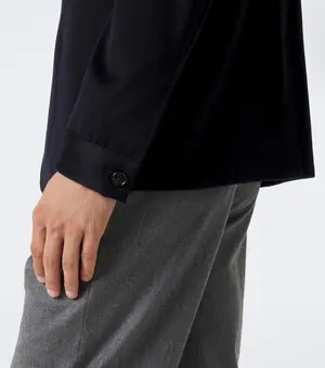Zegna Il Conte Cashmere Jacket Navy - Blue