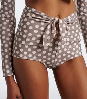 Alaïa Polka-dot Bikini - Beige