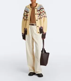 Alanui Sweet Winter Virgin Wool Cardigan