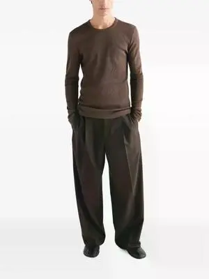LEMAIRE Long-sleeve Top In Ribbed Jersey