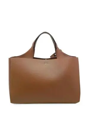 TOD'S Logo-charm Leather Tote Bag
