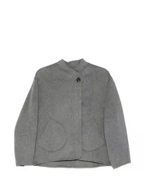 Soeur Windsor Patch-pocket Jacket - Grey