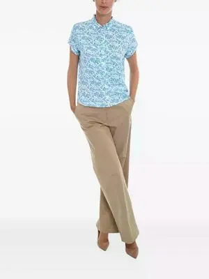 SAMSOE SAMSOE Majan Short-sleeve Floral Shirt