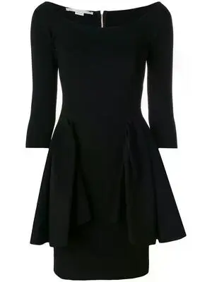 Stella McCartney Ruffle Detail Dress - Black