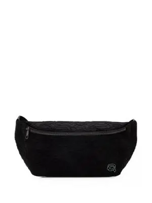 Karl Lagerfeld Logo-embossed Belt Bag - Black
