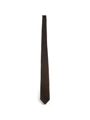 TOM FORD Prince Of Wales Check Neck Tie - Brown