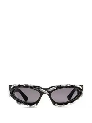 KUBORAUM Crystal-embellished Sunglasses - Black
