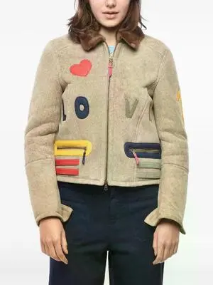 History Repeats Embroidered Jacket - Neutrals